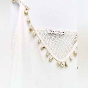 Zara | Dresses | Nwt Zara Shell Crochet Dress Xs | Poshmark